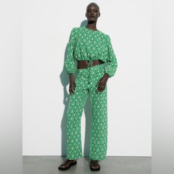 Zara | Pants & Jumpsuits | Zara 0 Cotton Summer Set | Poshmark